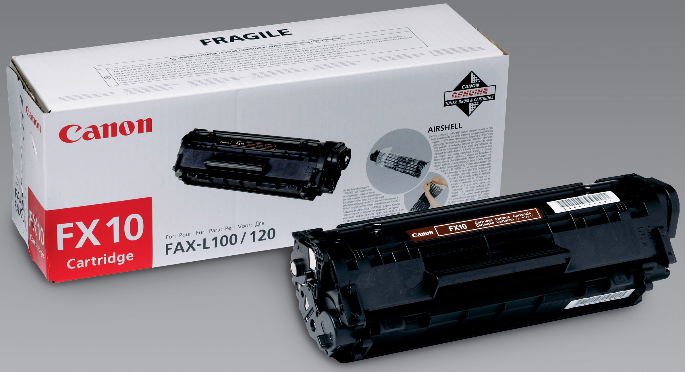 Canon FX-10 BK fekete (BK-Black) eredeti (gyári, új) toner